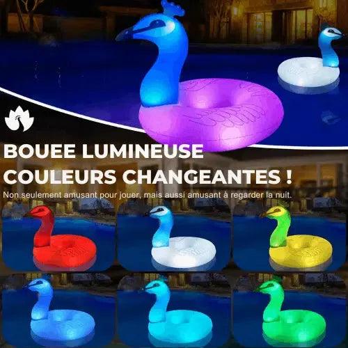 Bouée Paon Lumineuse | BouéeLicorne.com